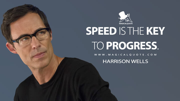 Speed is the key to progress. – MagicalQuote