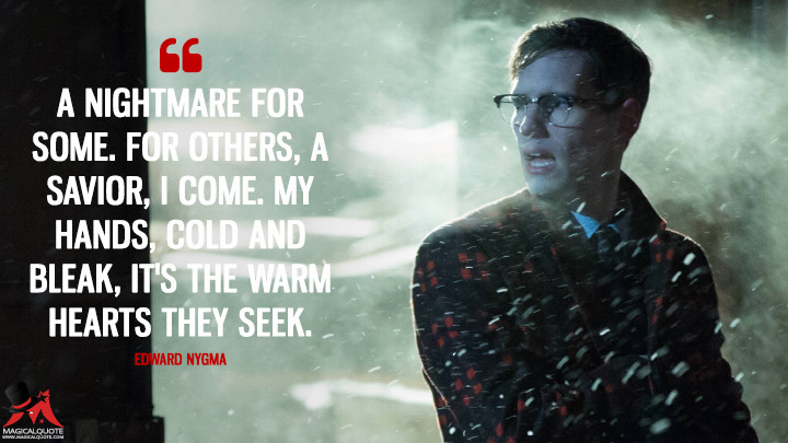 A nightmare for some. For others, a savior, I come. My hands, cold and ...