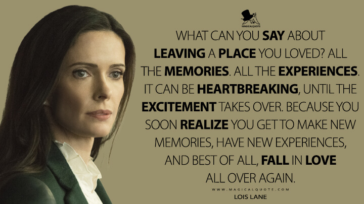 What can you say about leaving a place you loved? All the memories. All ...