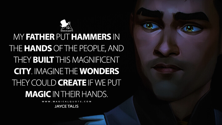 My father put hammers in the hands of the people, and they built this ...