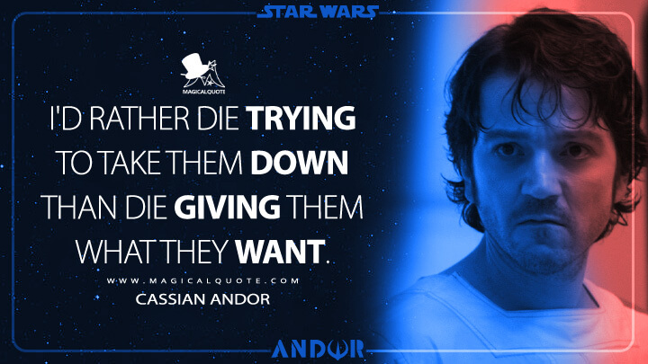 I'd rather die trying to take them down than die giving them what they ...