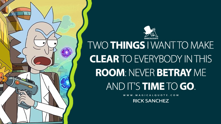Rick and Morty Quotes (Season 1-7)