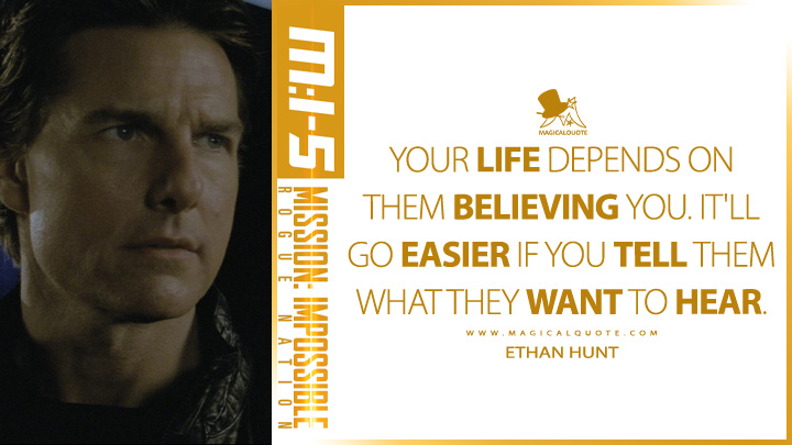 Ethan Hunt Quotes - MagicalQuote