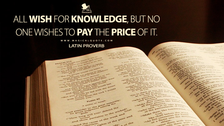 20 Best Latin Quotes about Knowledge - MagicalQuote