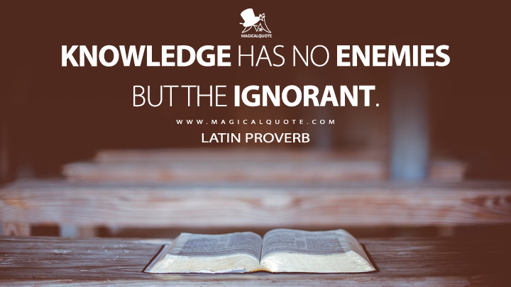 20 Best Latin Quotes about Knowledge - MagicalQuote