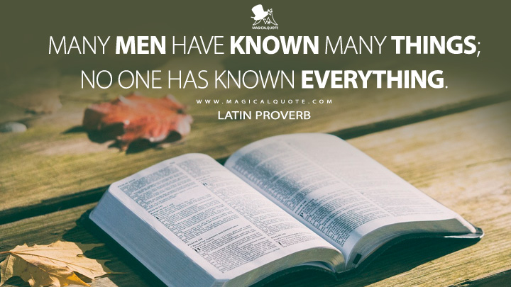 20 Best Latin Quotes about Knowledge - MagicalQuote