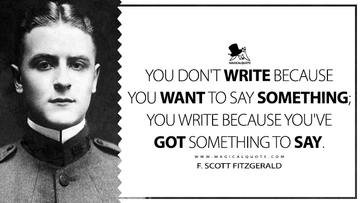 51 Impressionable F. Scott Fitzgerald Quotes - MagicalQuote