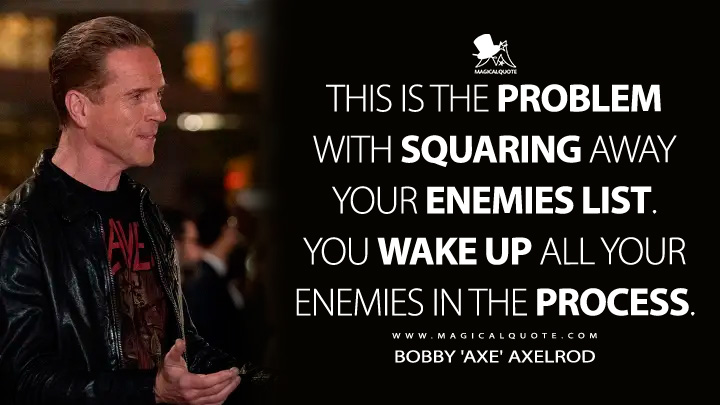 This is the problem with squaring away your enemies list. You wake up ...