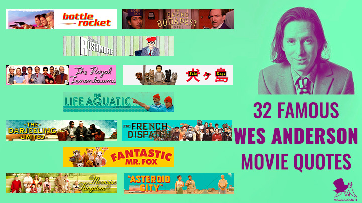 32 Famous Wes Anderson Movie Quotes - MagicalQuote