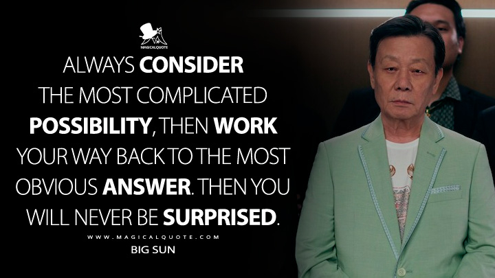 Always consider the most complicated possibility, then work your way ...