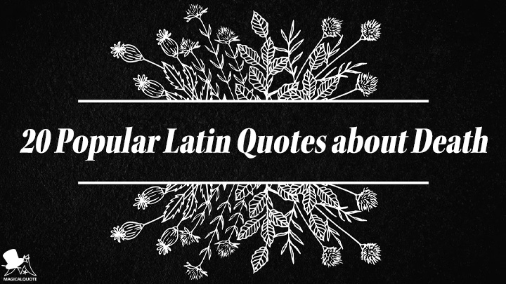 Latin Death Quotes