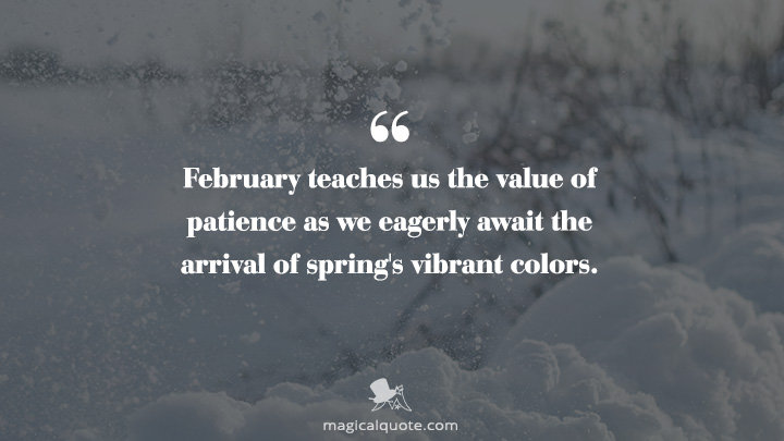20 Heartfelt Quotes for February - MagicalQuote