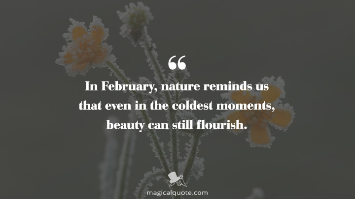 20 Heartfelt Quotes for February - MagicalQuote