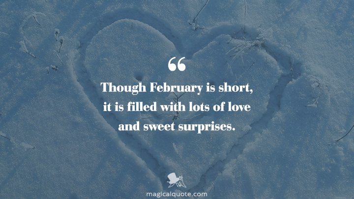 20 Heartfelt Quotes for February - MagicalQuote