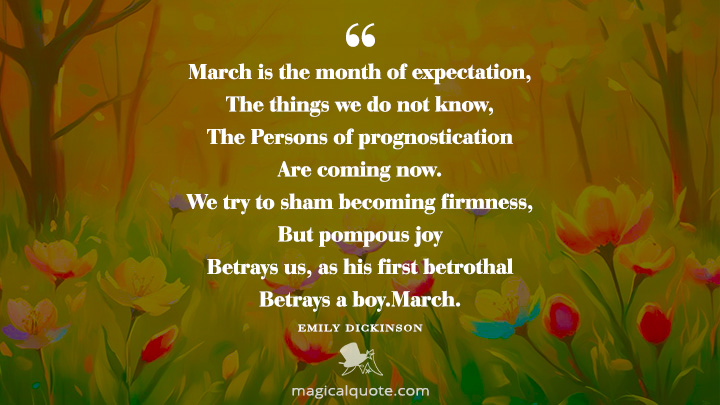 20 Inspiring Quotes for March - MagicalQuote